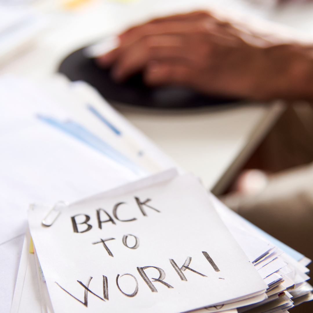 Comment bien reprendre apres les vacances!