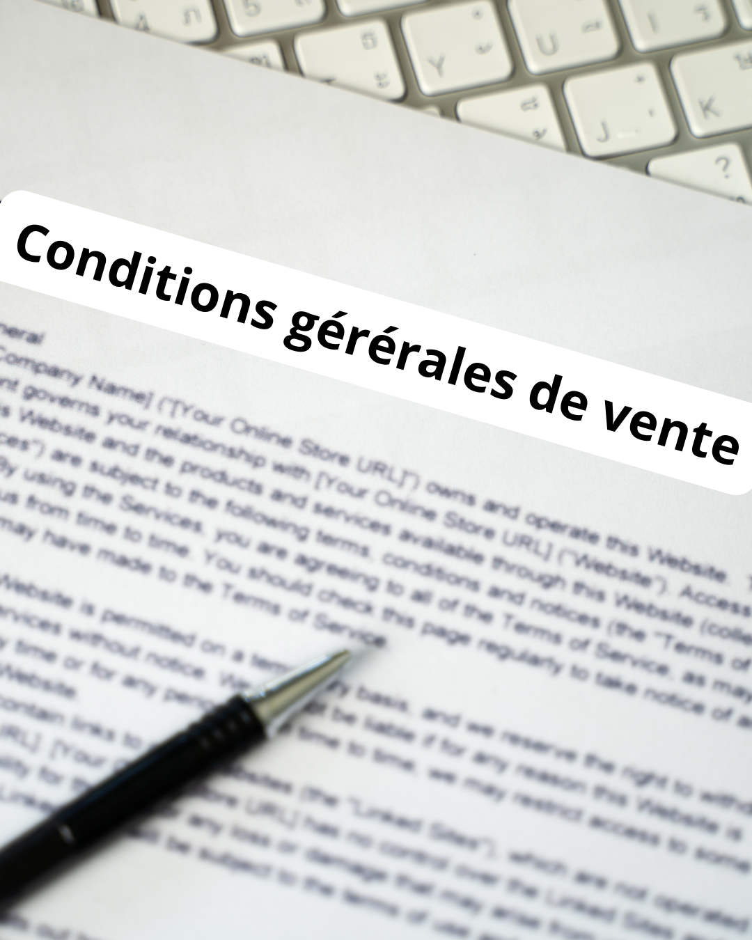 Les Conditions Générales de Vente : Un guide complet pour les ...